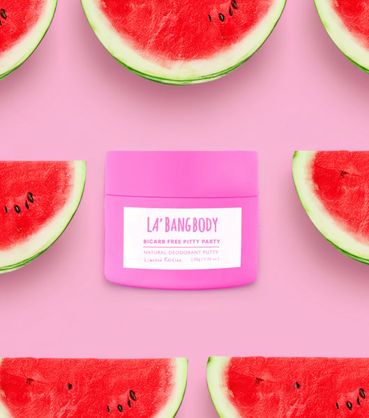 Limited edition Bi-Carb Free - Watermelon - Pitty Party Natural Deodor ...
