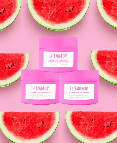 Limited edition Bi-Carb Free - watermelon pitty Party Natural Deodoran ...